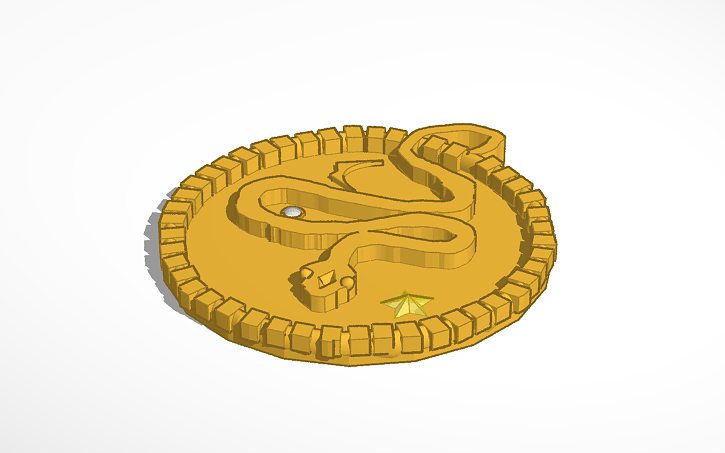 3D design medallion | Tinkercad