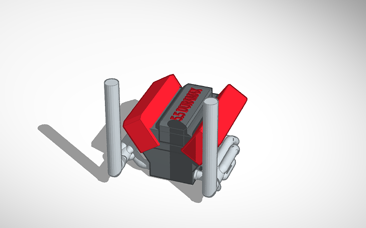 3D design DIESEL MOTOR - Tinkercad