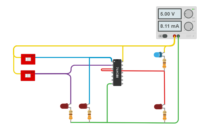 Circuit Design And Gate Tinkercad