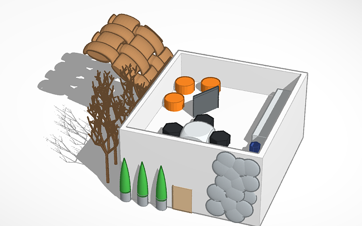 3D design Modern House #1 | Tinkercad