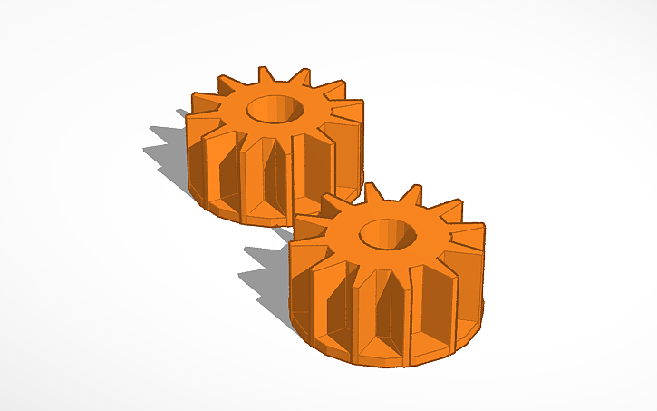 3D design square cornered gear medium | Tinkercad