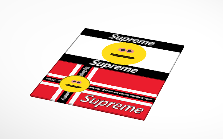 3D design Drip Flags - Tinkercad