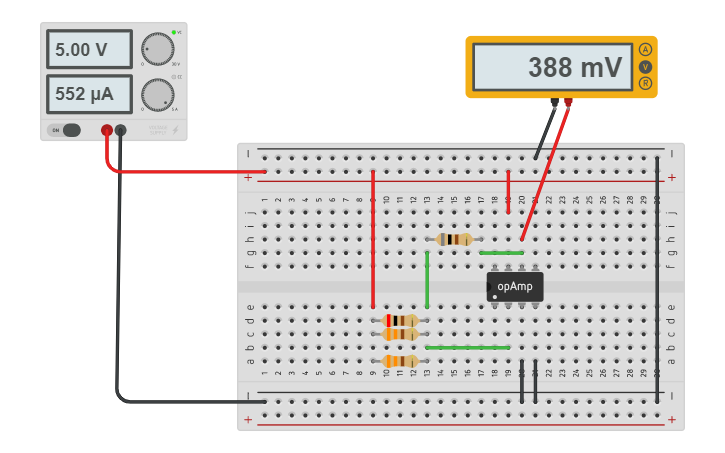 Circuit Design Rangkaian Skematik Op Amp Tinkercad