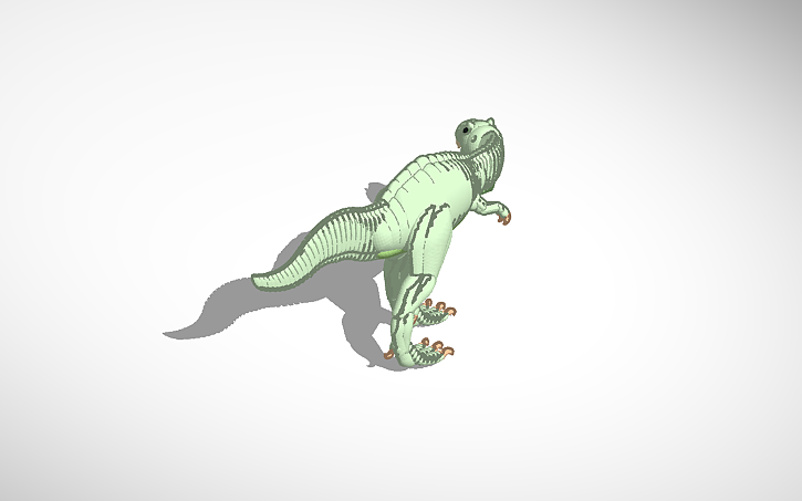 3D design Copy of t-rex - Tinkercad