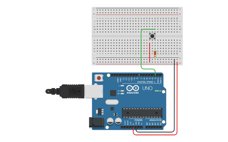 Circuit design Hello World Serial - Tinkercad