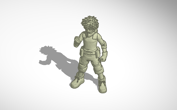 3D design MHA fifth best character - Tinkercad