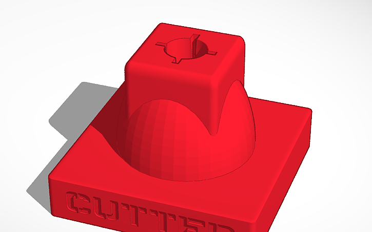 3D design CUTTER STAND | Tinkercad
