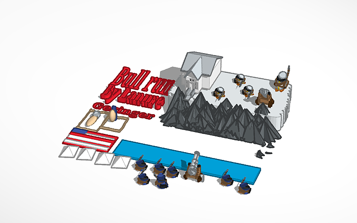 3D design bull run - Tinkercad