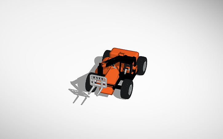 3D design S/P Class 7 Forklift (Telehandler) - Tinkercad
