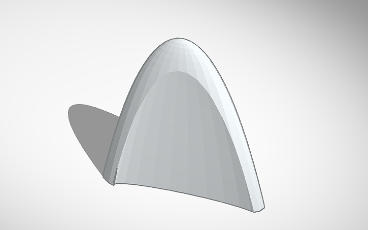3D design Cat ear - Tinkercad