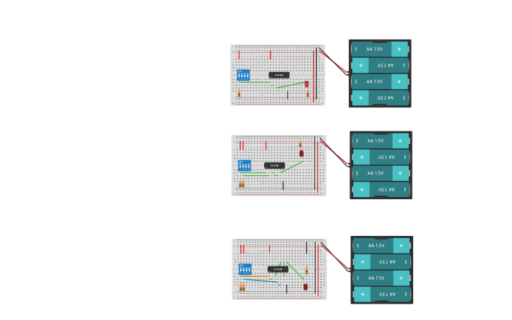 Circuit design Basic Logic gates using NAND Gate - Tinkercad
