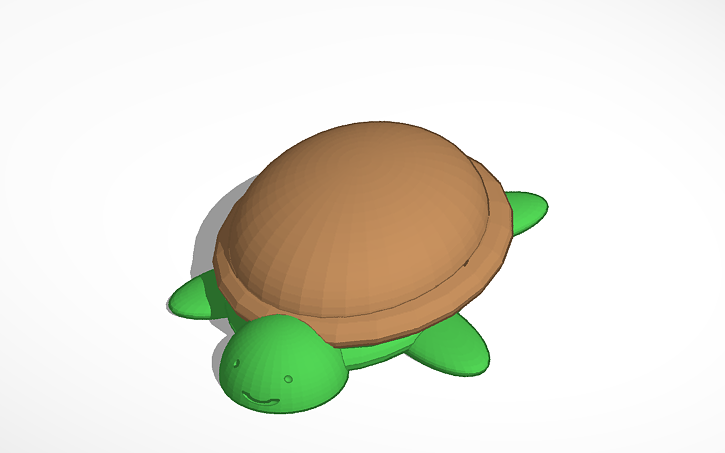 3D design turtle | Tinkercad