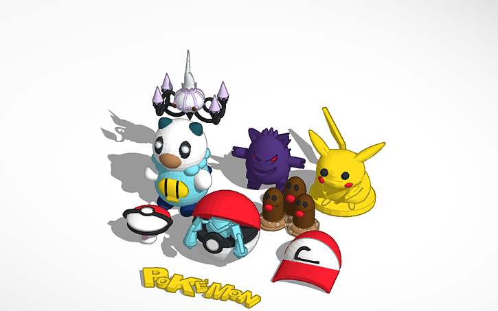 3D design Pokemon - Tinkercad