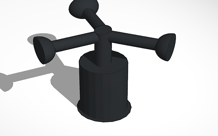 3D design Anemometer - Tinkercad