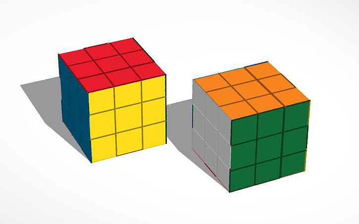 3D design RUBIXCUBE | Tinkercad