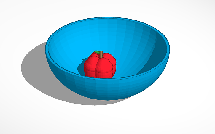 3D design Bowl - Tinkercad