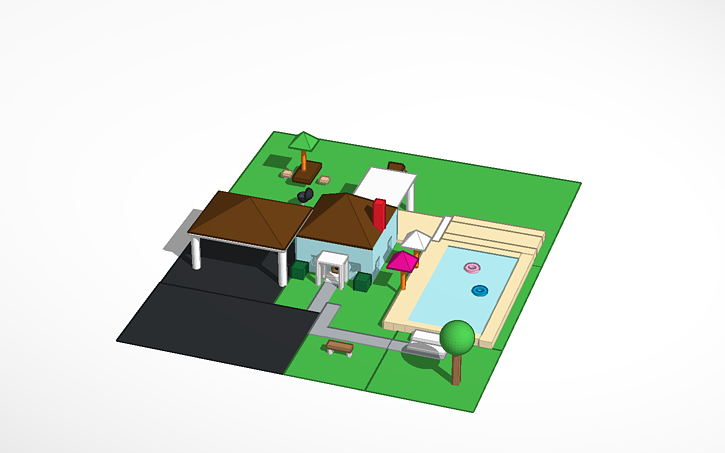 3D design future house - Tinkercad