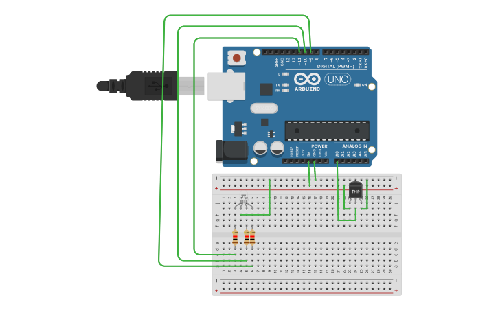 Circuit design Lab 3, Task 2 | Tinkercad