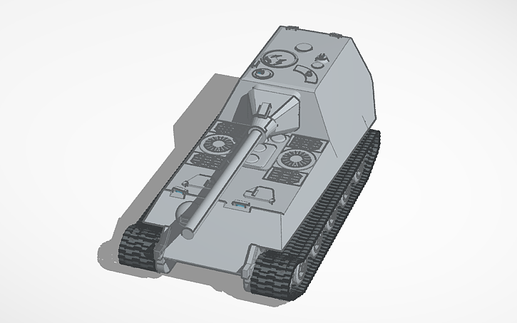 3D design Tiger Jager Ausf B - Tinkercad