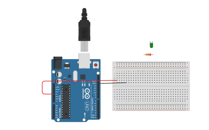 Circuit Design Mod 1 Part 2 Using The Arduino As A Battery Tinkercad