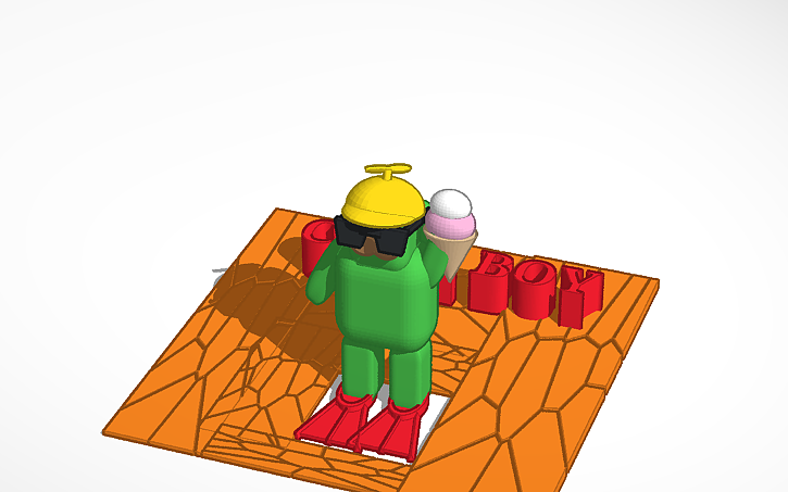 3D design Cool Boy | Tinkercad