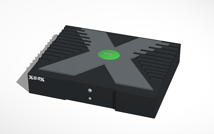 3D design original xbox - Tinkercad