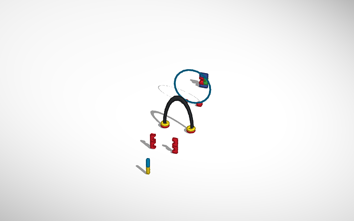 3D design Codrone obstacle course - Tinkercad