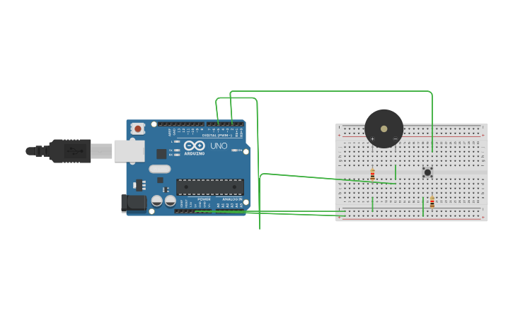 Circuit design assignment 7 level 1 - Tinkercad