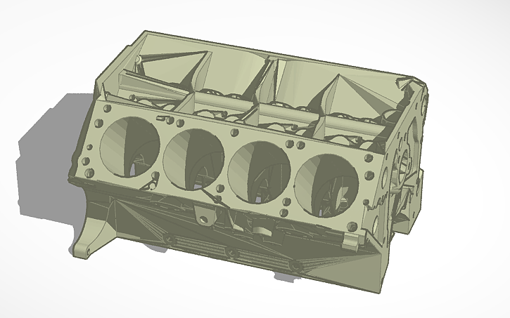 3D design v8 engine | Tinkercad