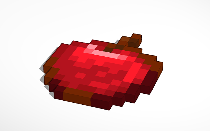 3D design Apple Minecraft Minecraft Minecraft Minecraft ...