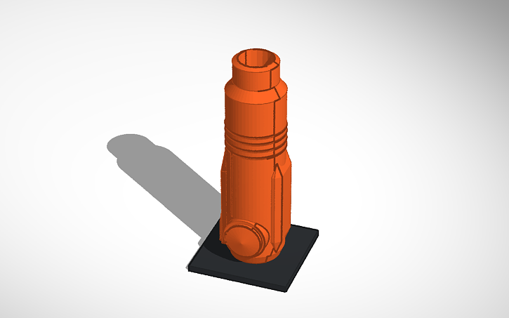 3D design full arm cannon (base) - Tinkercad