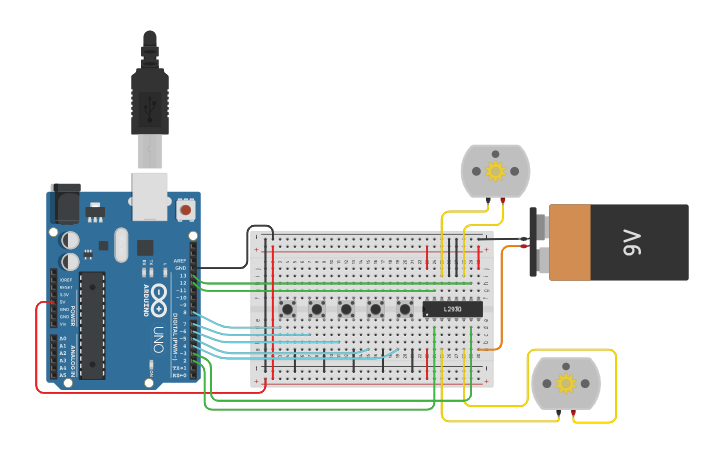 Circuit design Toy Truck | Tinkercad