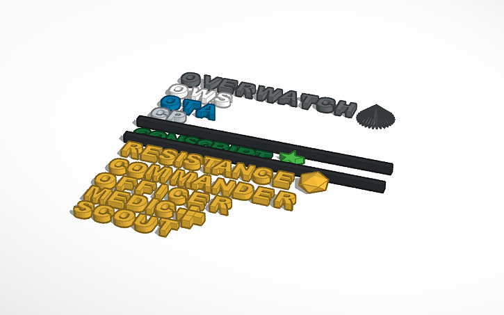 3D design Half life 2 Beta factions | Tinkercad