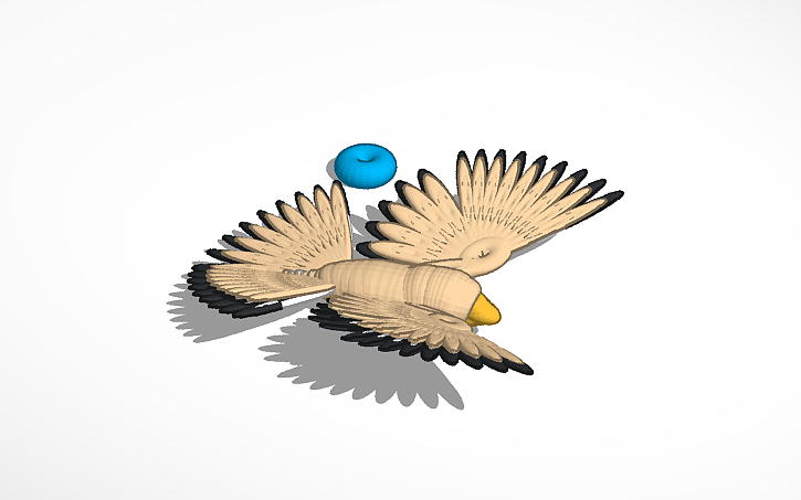 3D design The Herald of Spring - Tinkercad