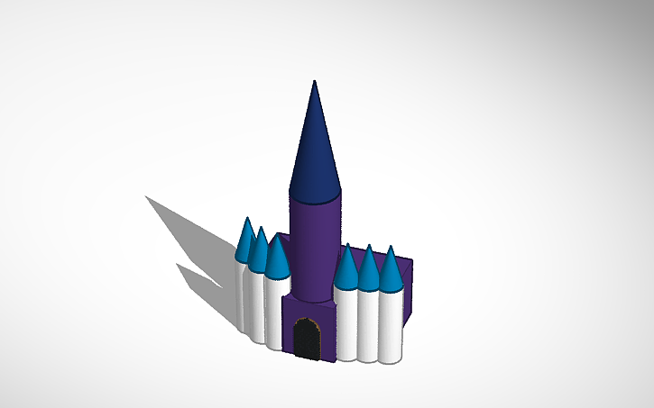 3D design castle | Tinkercad