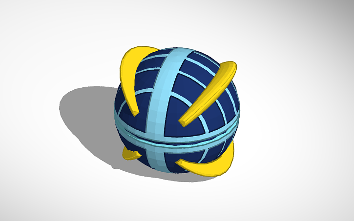 3D design beast ball - Tinkercad