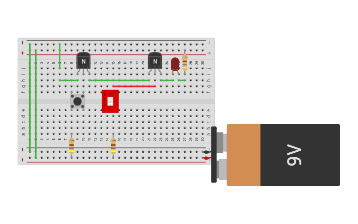 Circuit design Logic Gate AND | Tinkercad