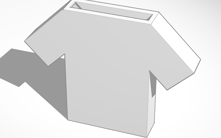 3D design Shirt - Tinkercad