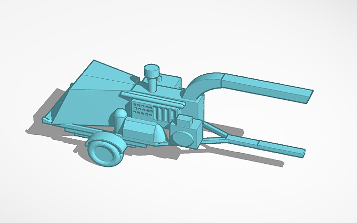 3D design wood chipper 2 - Tinkercad