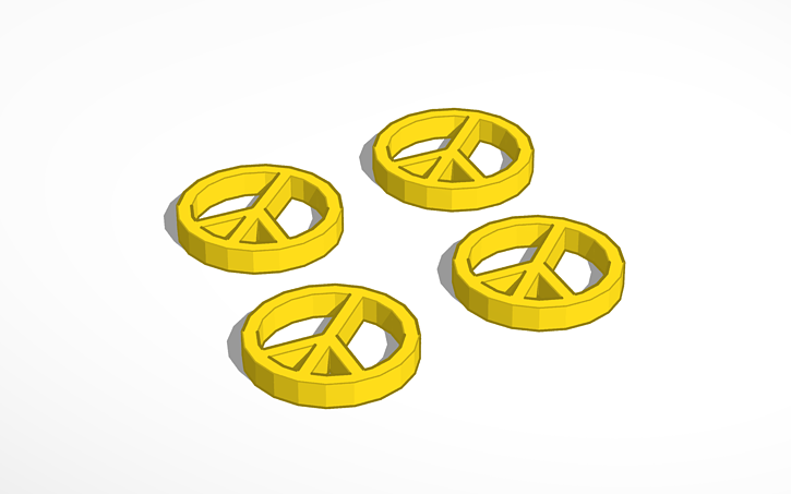 3D design Peace Signs | Tinkercad