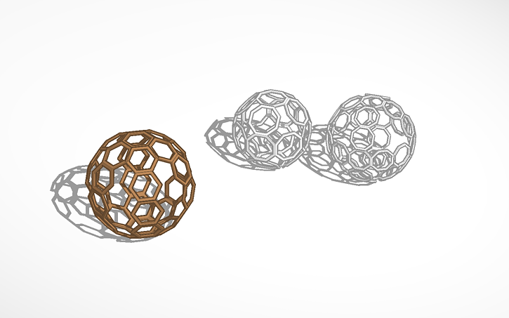 3D design Geometrical Spheres - Tinkercad