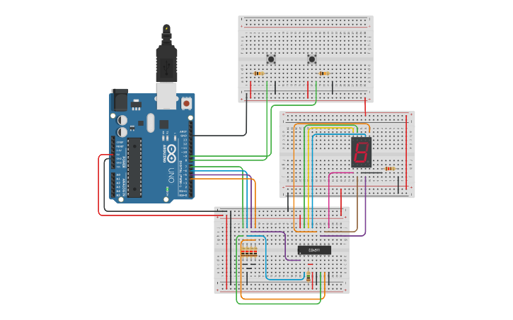 Circuit design Exercício 03 | Tinkercad