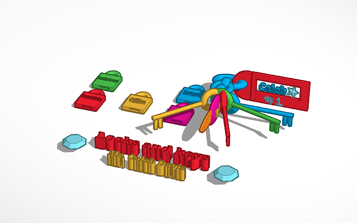 3D design Keys and Locks | Tinkercad