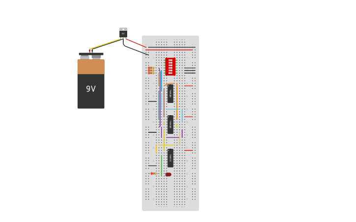 Circuit design Ejemplo de Clase - Tinkercad