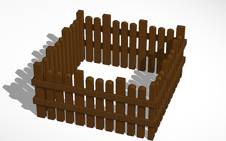 3D design Elton Lin-fence - Tinkercad