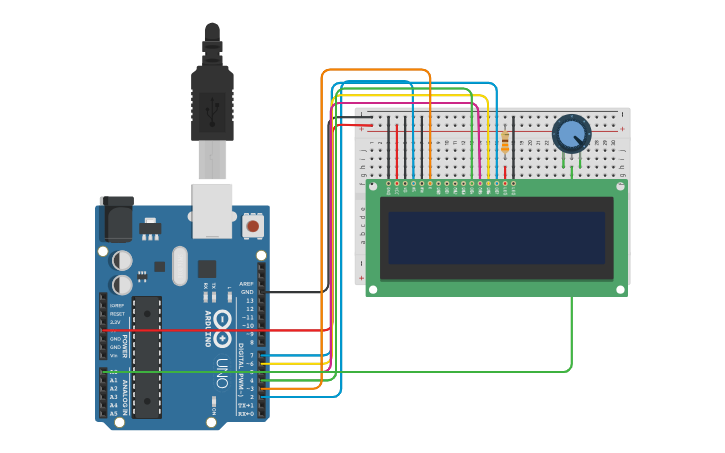 Circuit design ACTIVIDAD 4 - Tinkercad