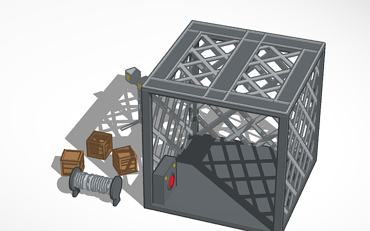 3D design DOORS Elevator - Tinkercad