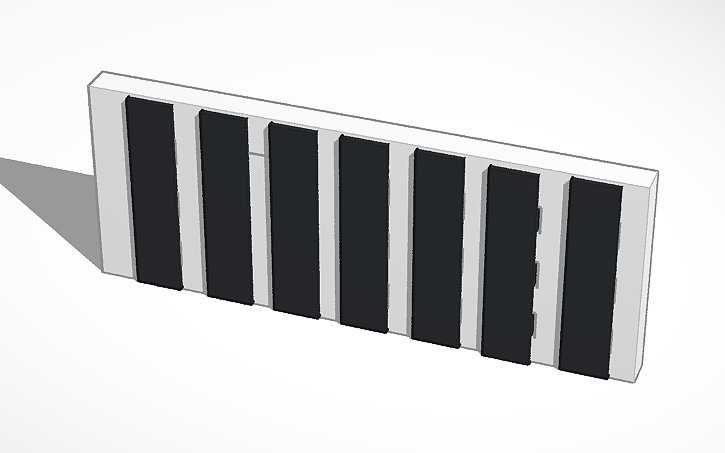 3D design protoboard - Tinkercad