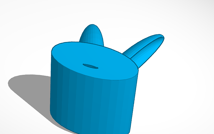 3D design Lesson: Bunny #ring result | Tinkercad
