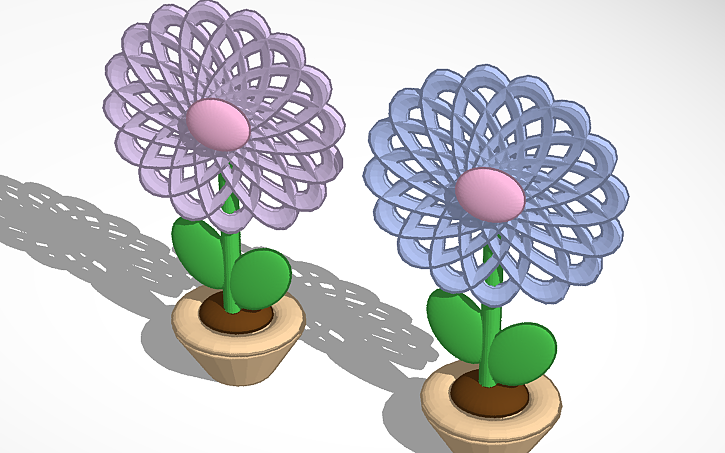 3D design Flowers - Tinkercad